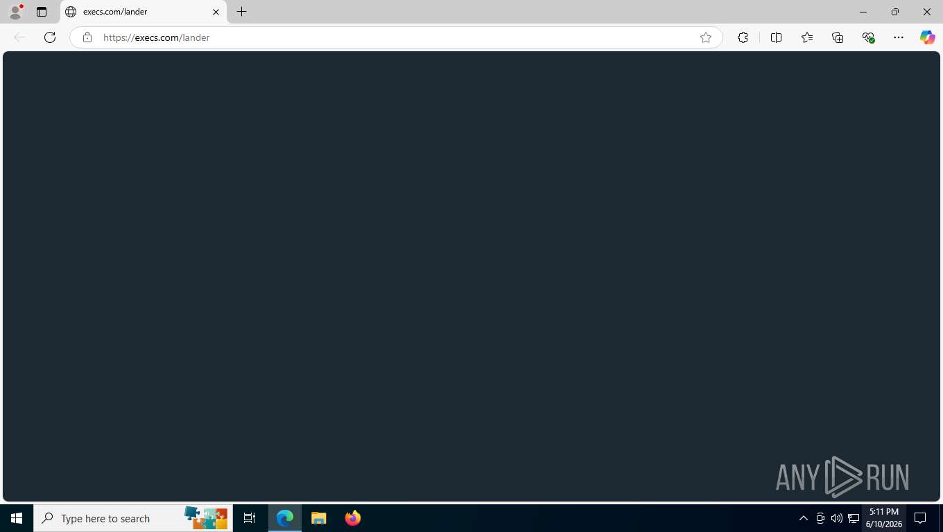 Malware analysis execs.com No threats detected | ANY.RUN - Malware ...