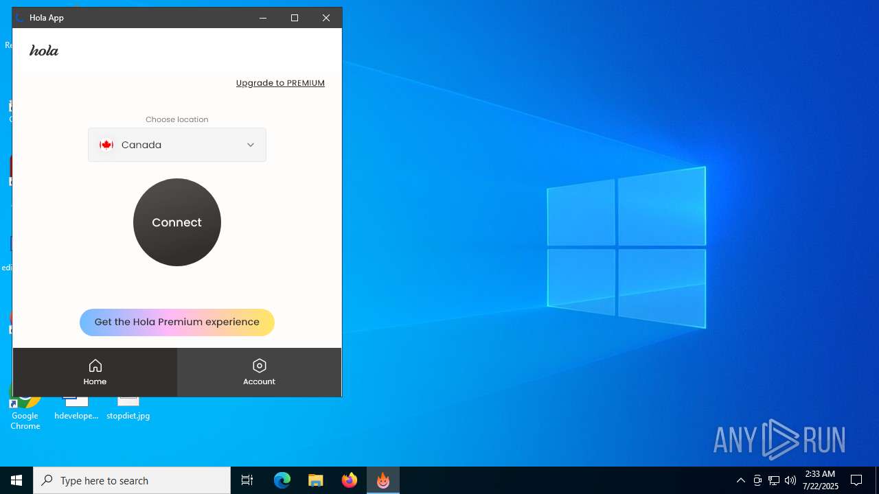 Malware analysis Hola-Setup-C-Sof1.exe Malicious activity | ANY.RUN ...