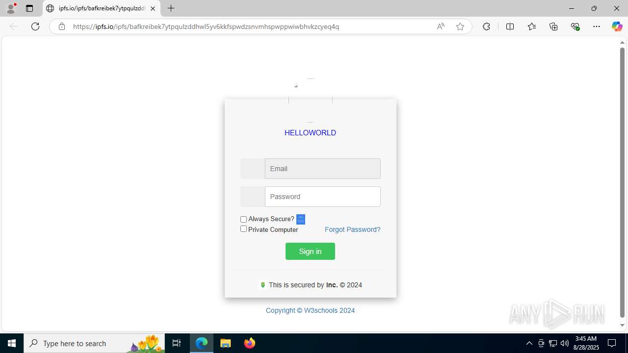 Analysis https://ipfs.io/ipfs/bafkreibek7ytpqulzddhwl5yv6kkfspwdzsnvmhspwppwiwbhvkzcyeq4q ...