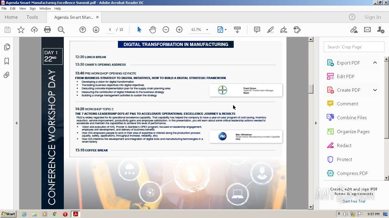 Malware analysis Agenda Smart Manufacturing Excellence Summit.pdf No threats detected | ANY.RUN ...