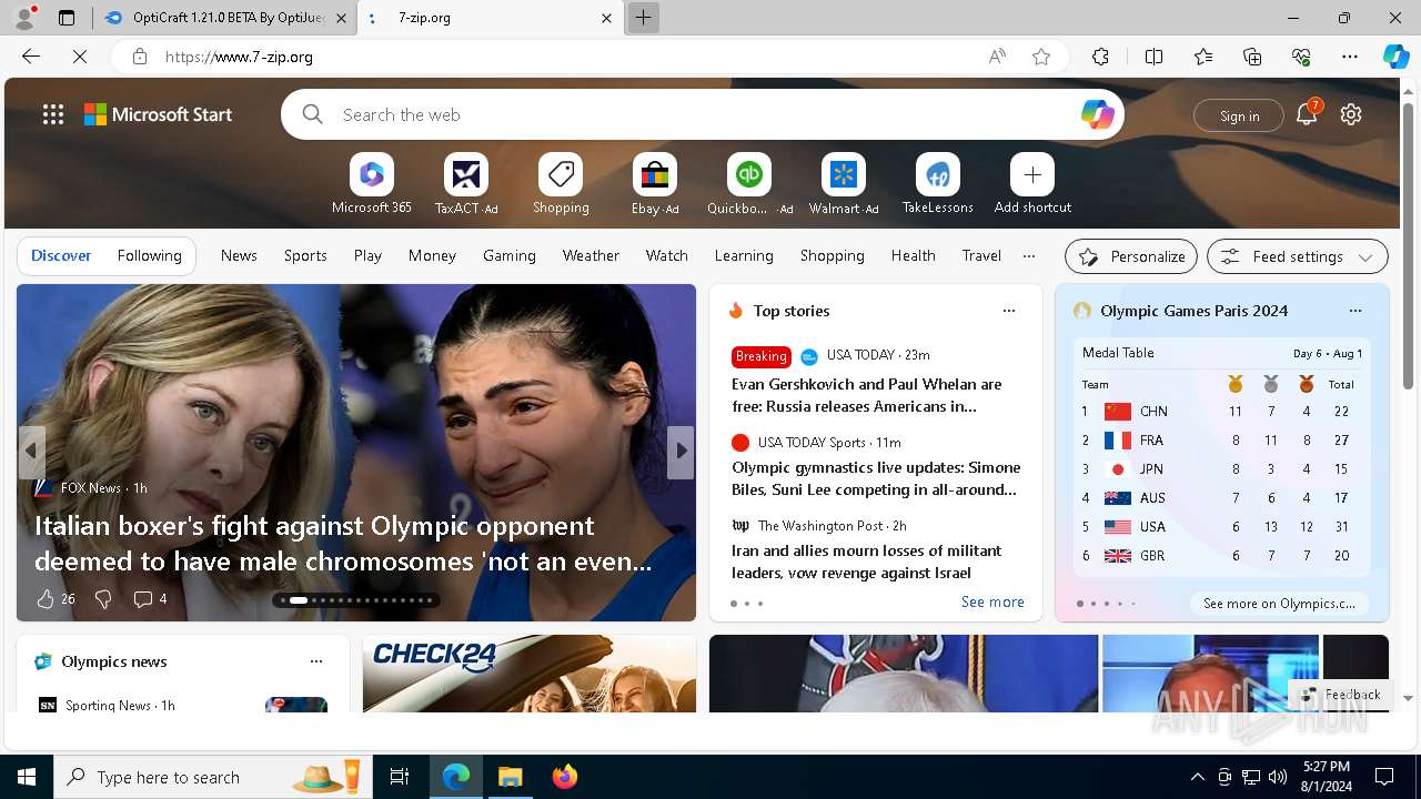 Malware analysis https://optijuegos.github.io Malicious activity | ANY.RUN - Malware Sandbox Online