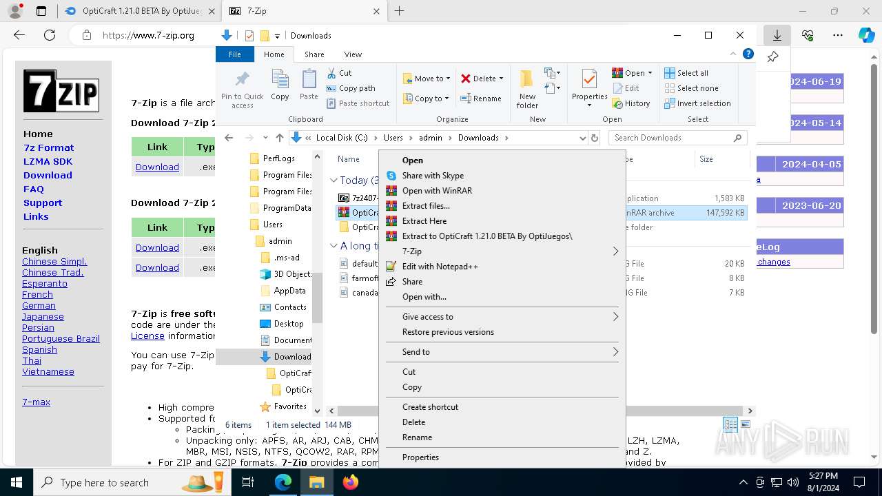 Malware analysis https://optijuegos.github.io Malicious activity | ANY.RUN - Malware Sandbox Online