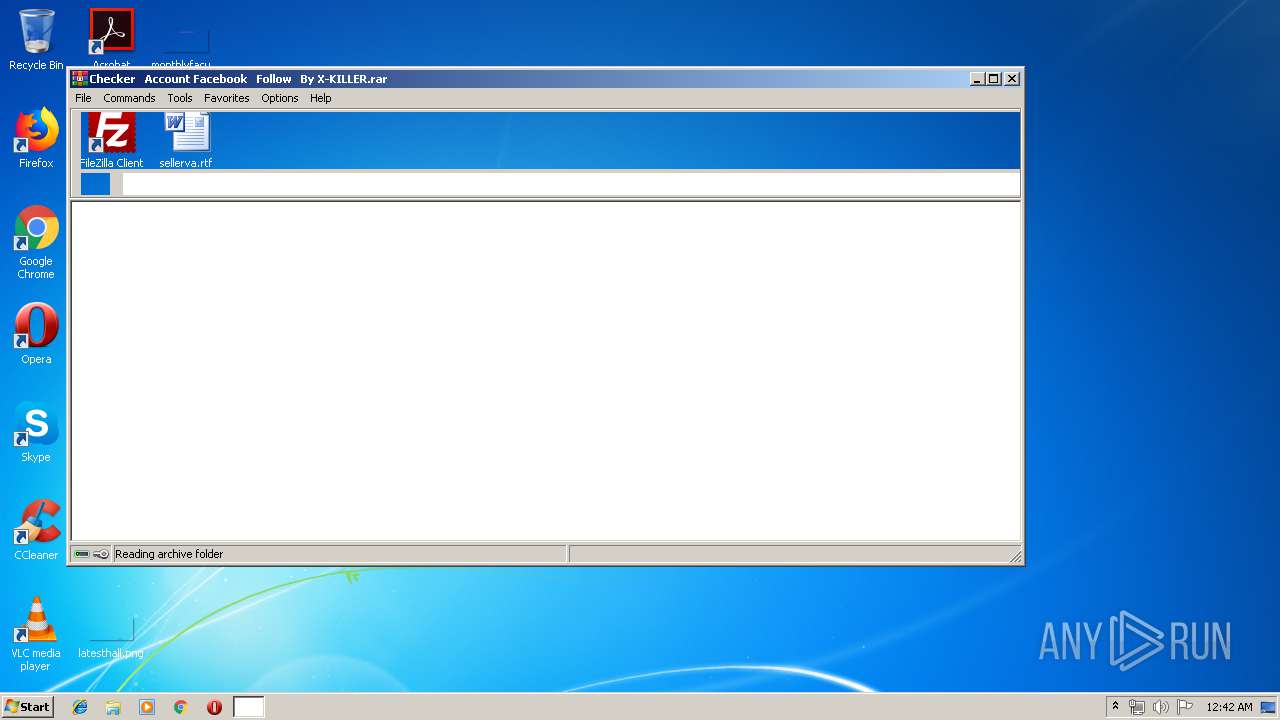 Malware analysis Checker Account Facebook Follow By X-KILLER.rar ...