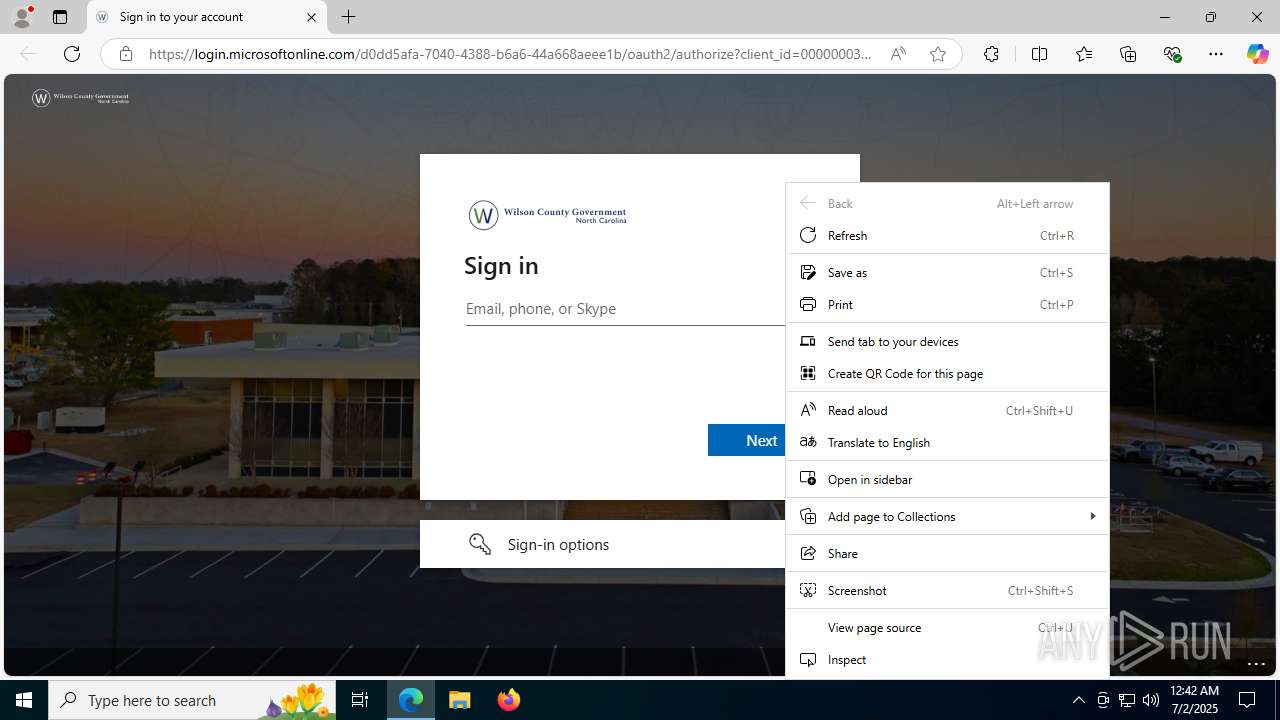 Malware analysis https://linkprotect.cudasvc.com/url?a=https%3a%2f%2fwilsoncountync.sharepoint ...
