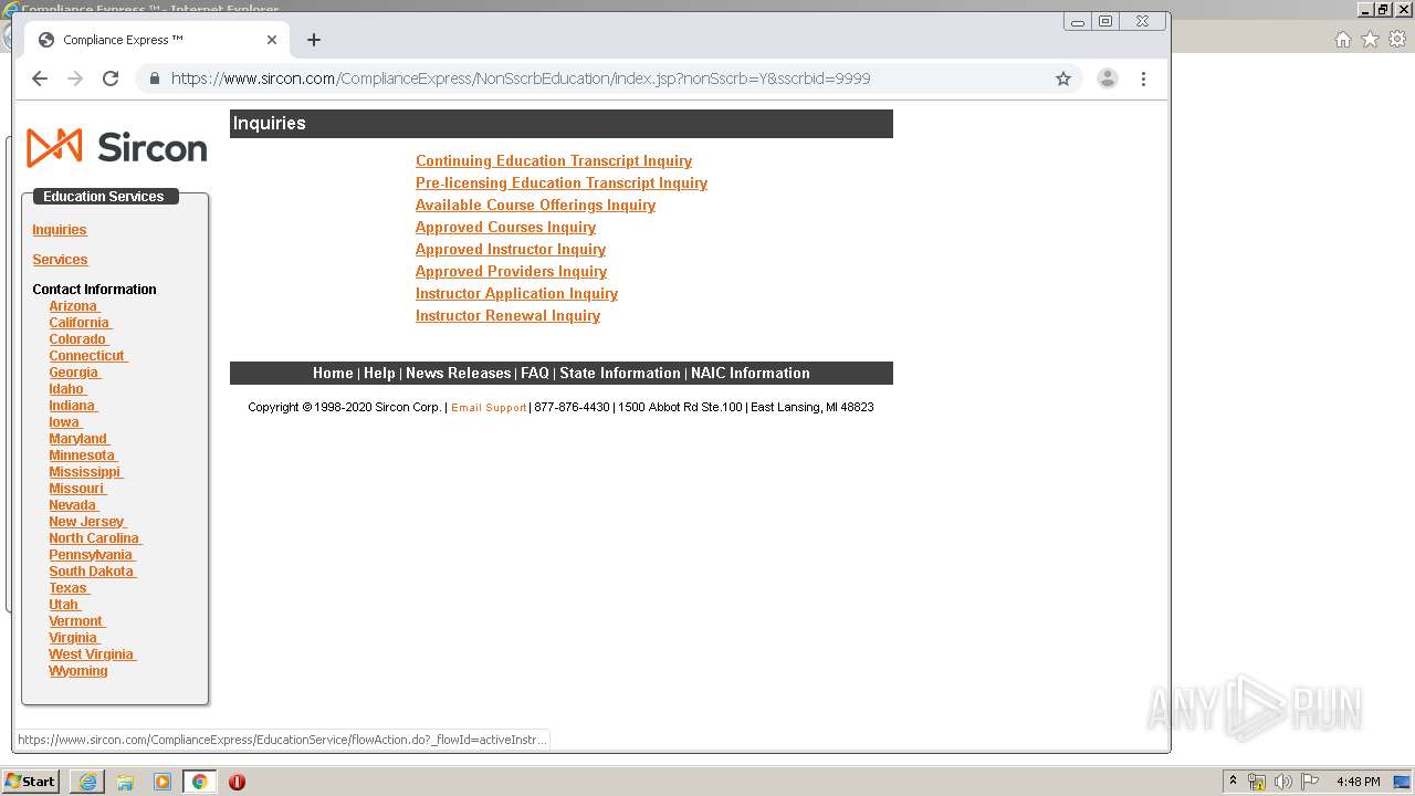 Analysis https://www.sircon.com/ComplianceExpress/NonSscrbEducation/index.jsp?nonSscrb=Y&sscrbid ...