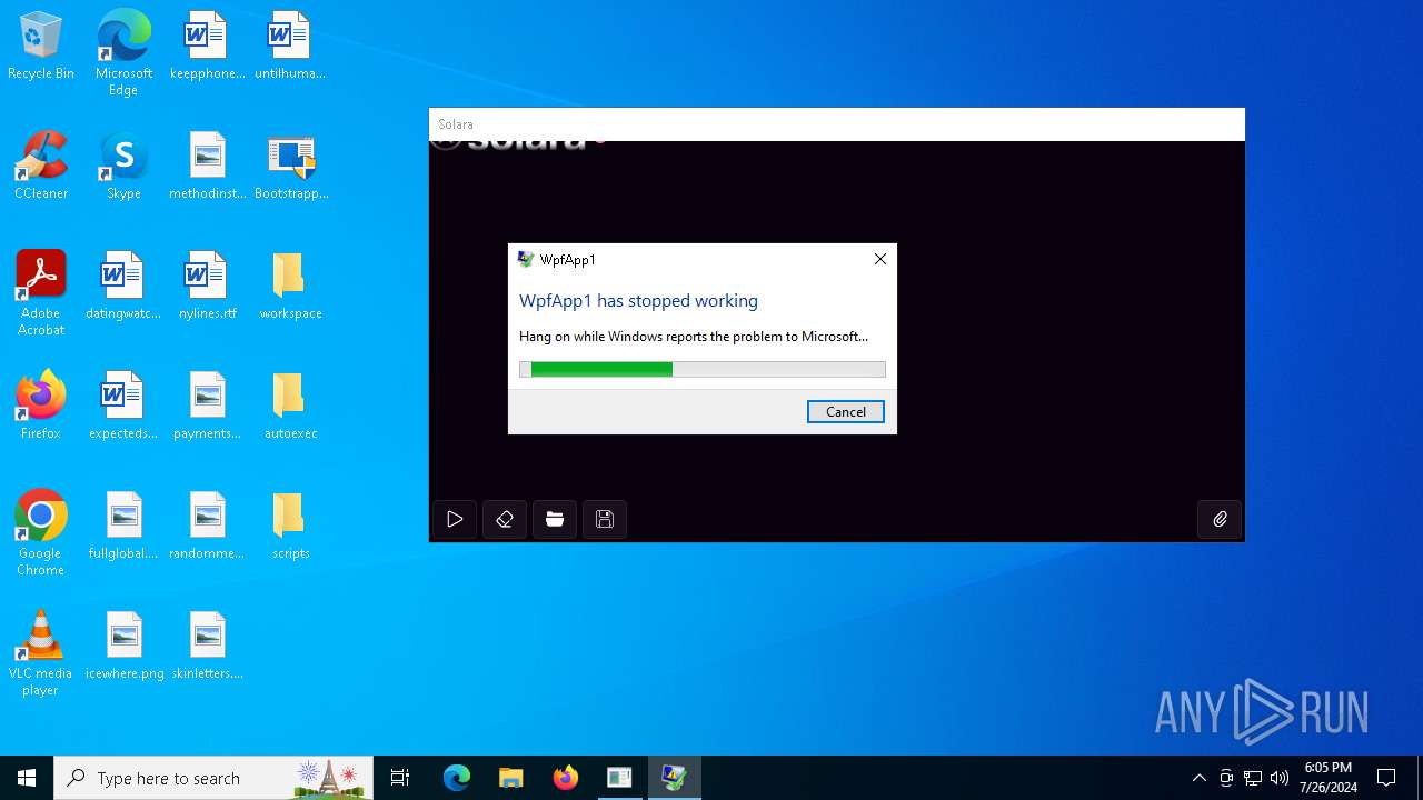 Malware analysis /cmd-softworks/solara/raw/main/Bootstrapper.exe ...