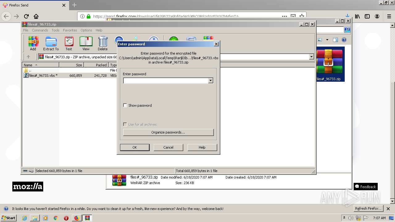 Malware analysis https://eur01.safelinks.protection.outlook.com/?url=https%3A%2F%2Fsend.firefox ...