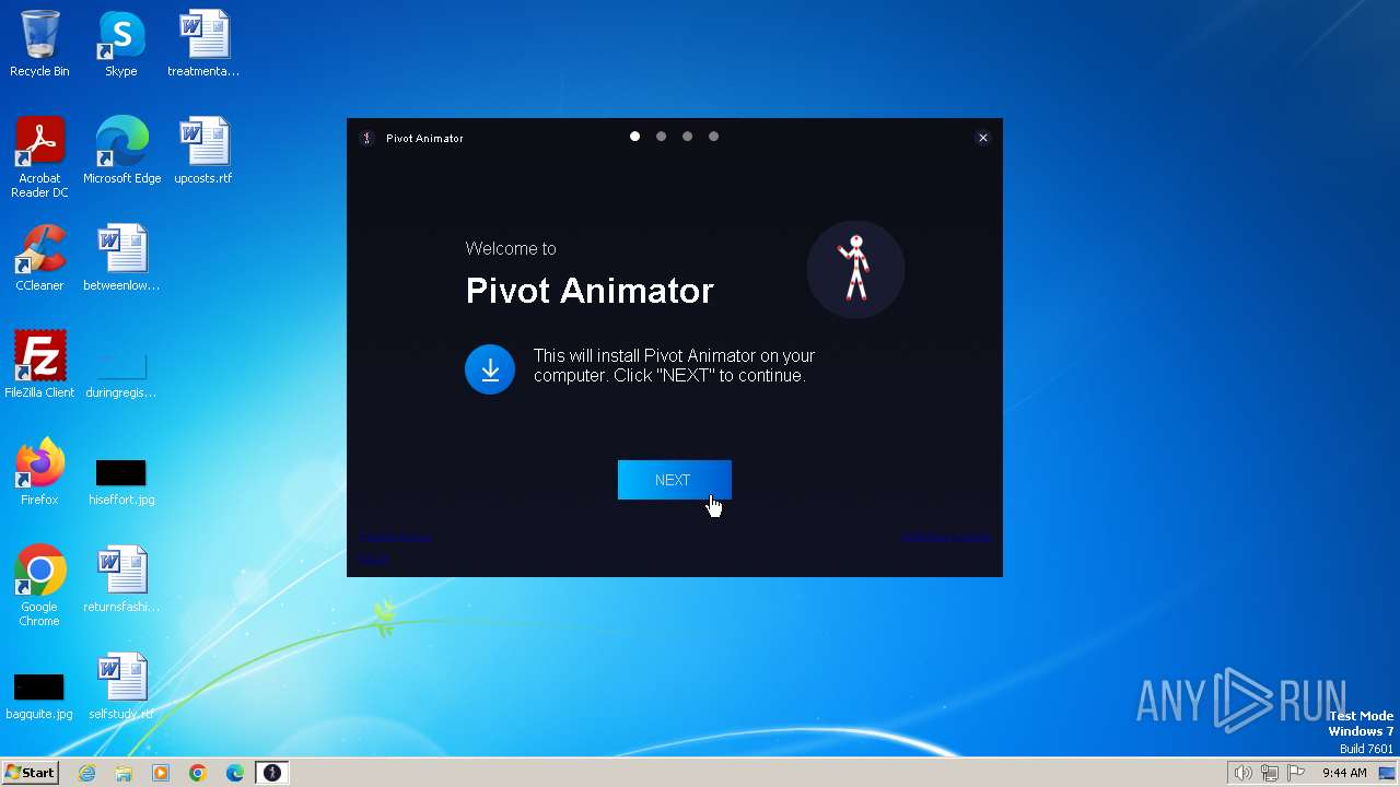 Malware Analysis Pivot V5-2.exe Malicious Activity