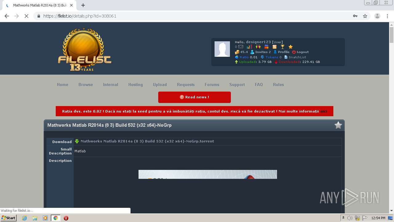 Malware analysis https://filelist.io/details.php?id=308061 Malicious ...