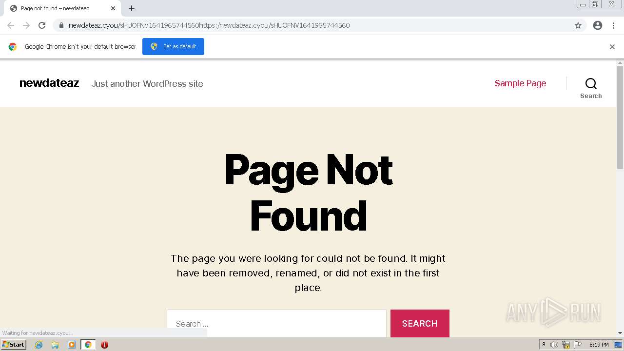 Malware analysis https://newdateaz.cyou/sHUOFNV1641965744560https ...
