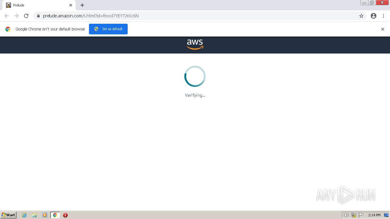 Malware analysis https://f835p00s.r.us-east-1.awstrack.me/L0/https:%2F%2Fprelude.amazon.com%2Fs ...