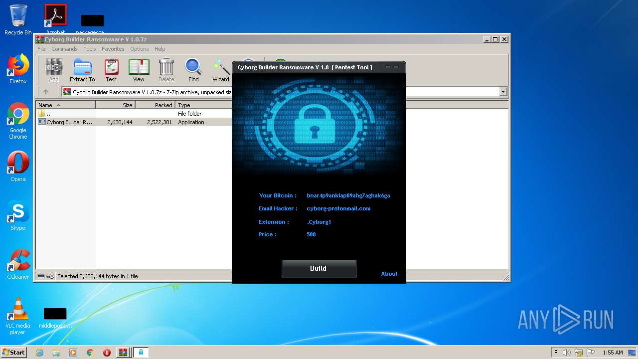 Analysis Cyborg-Builder-Ransomware-master.zip (MD5 ...