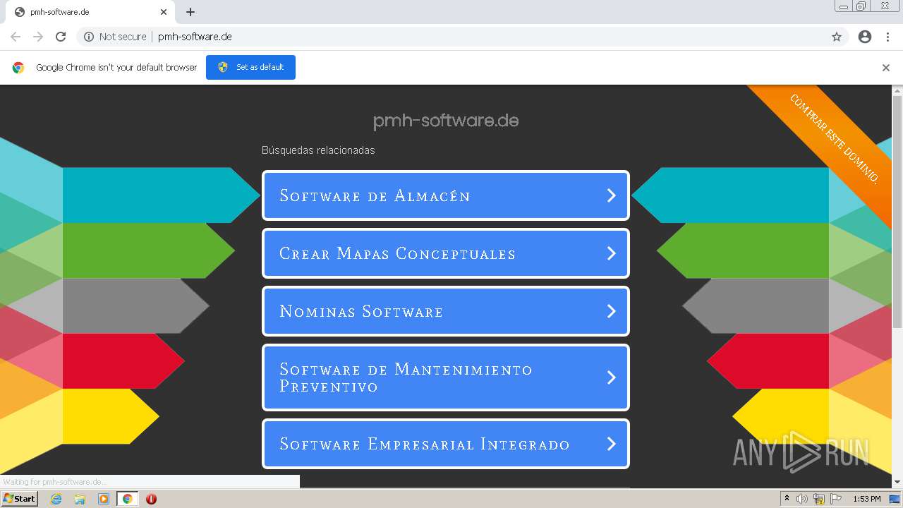 Malware analysis http://pmh-software.de Malicious activity | ANY.RUN - Malware Sandbox Online