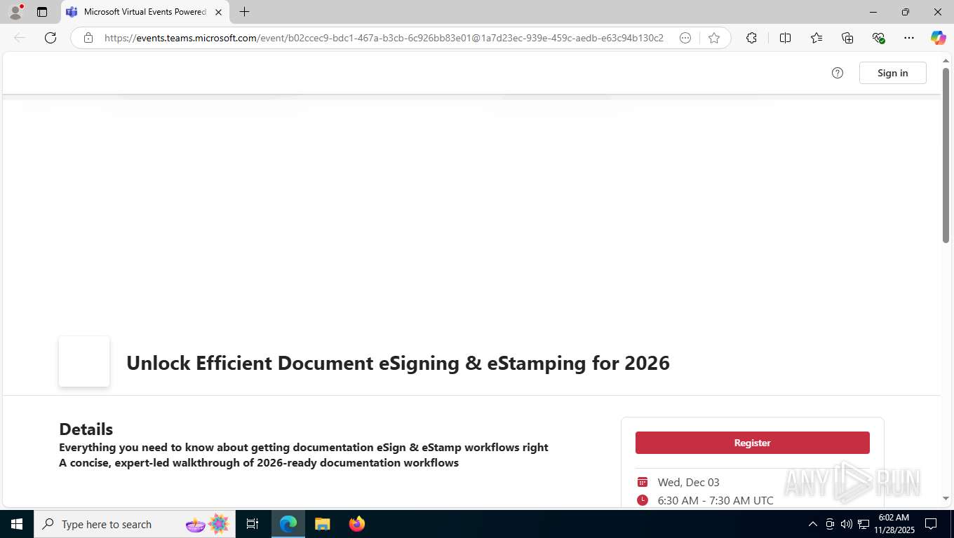Malware analysis https://events.teams.microsoft.com/event/b02ccec9-bdc1 ...