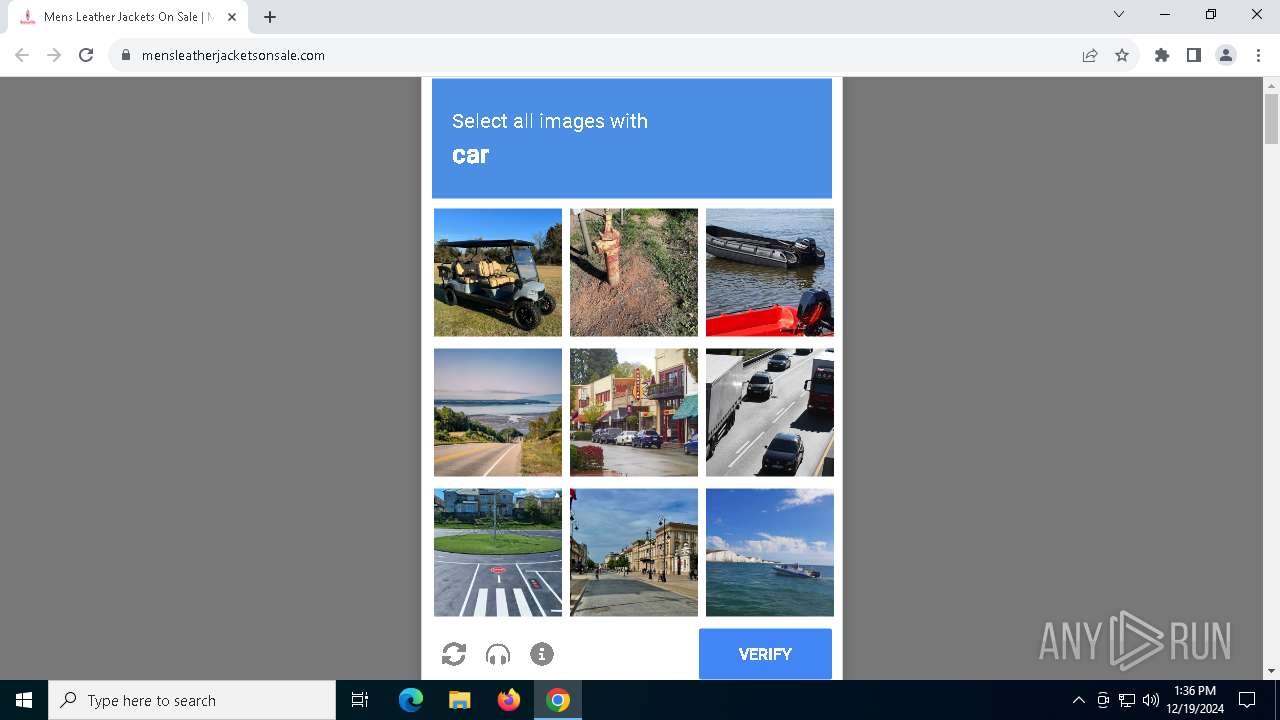 Analysis mensleatherjacketsonsale.com Malicious activity - Interactive analysis ANY.RUN