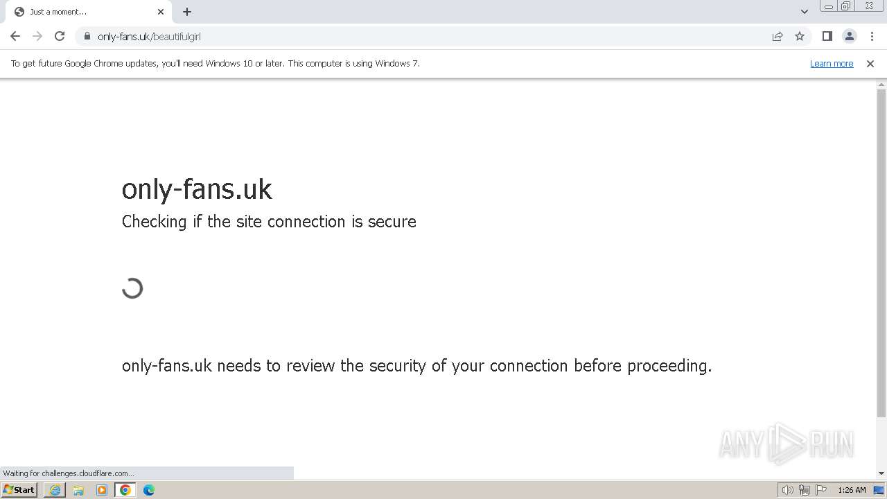 Malware analysis https://only-fans.uk/beautifulgirl Malicious activity | ANY.RUN - Malware ...