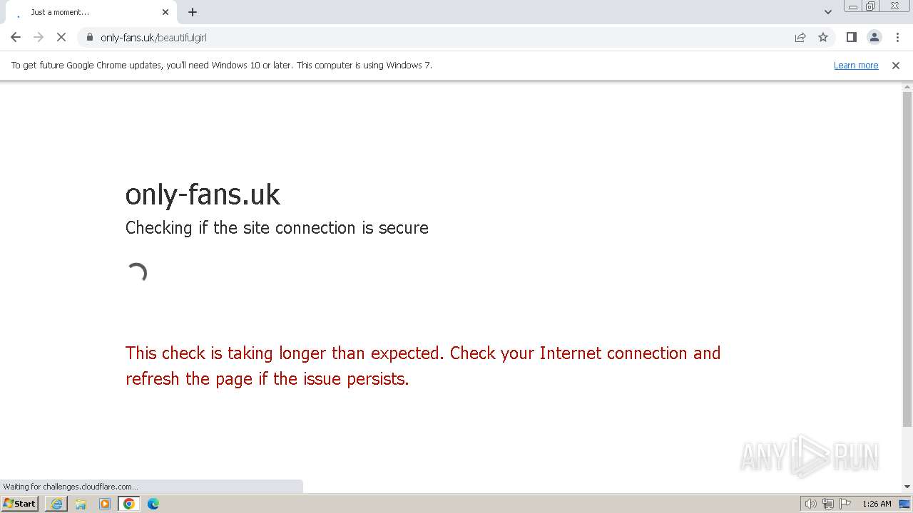 Malware analysis https://only-fans.uk/beautifulgirl Malicious activity ...