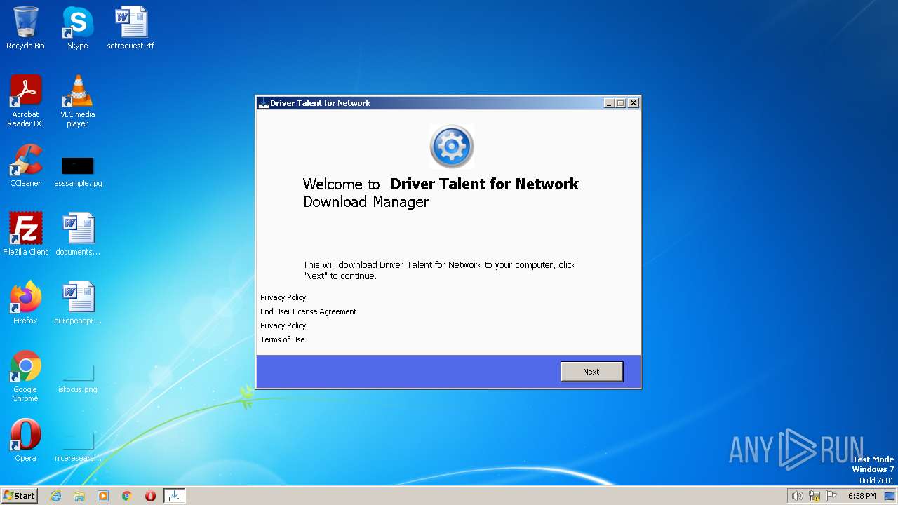 Malware analysis driver-talent-for-network-card-8.1.1.10-installer_a6wvh-1.exe Malicious ...