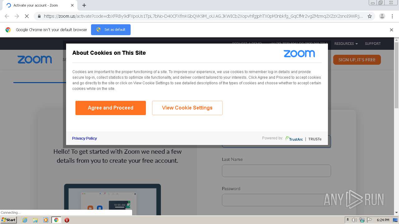Malware analysis https://zoom.us/activate?code=dbXFRBy9dFXpoUs1TpL7bNo ...