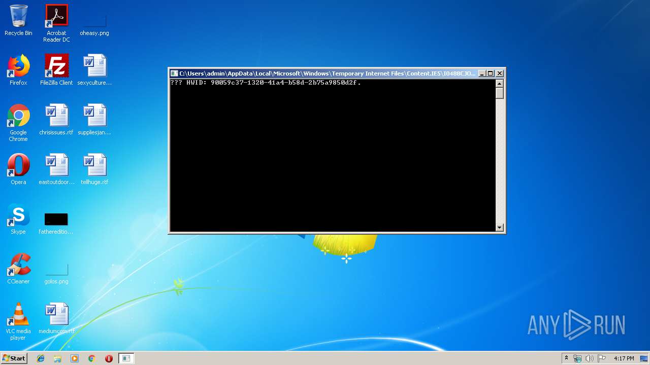 Malware analysis http://botnet.rolang.ru/hwid.exe No threats detected ...