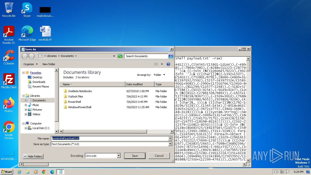 Malware analysis powershell payload.txt Malicious activity | ANY.RUN ... Malware analysis powershell payload.txt Malicious activity | ANY.RUN ...