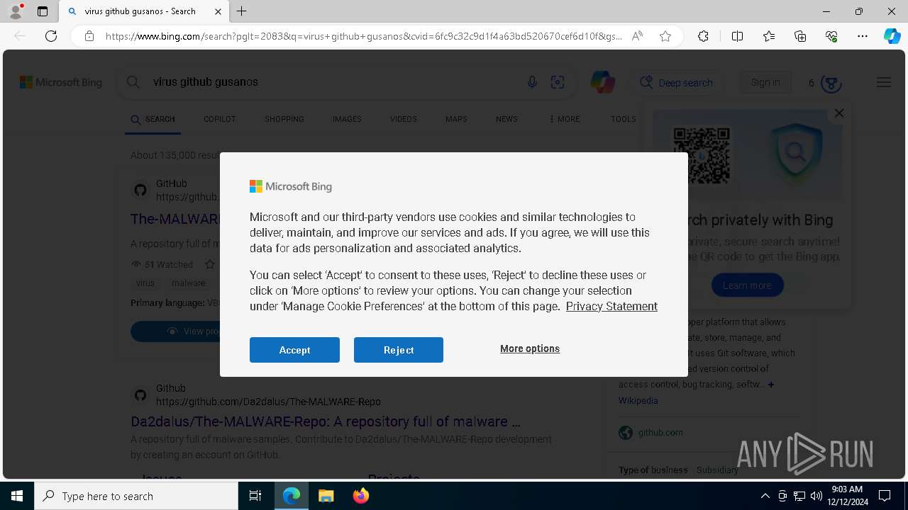 Malware analysis https://www.bing.com/search?pglt=2083&q=virus+github+gusanos&cvid ...