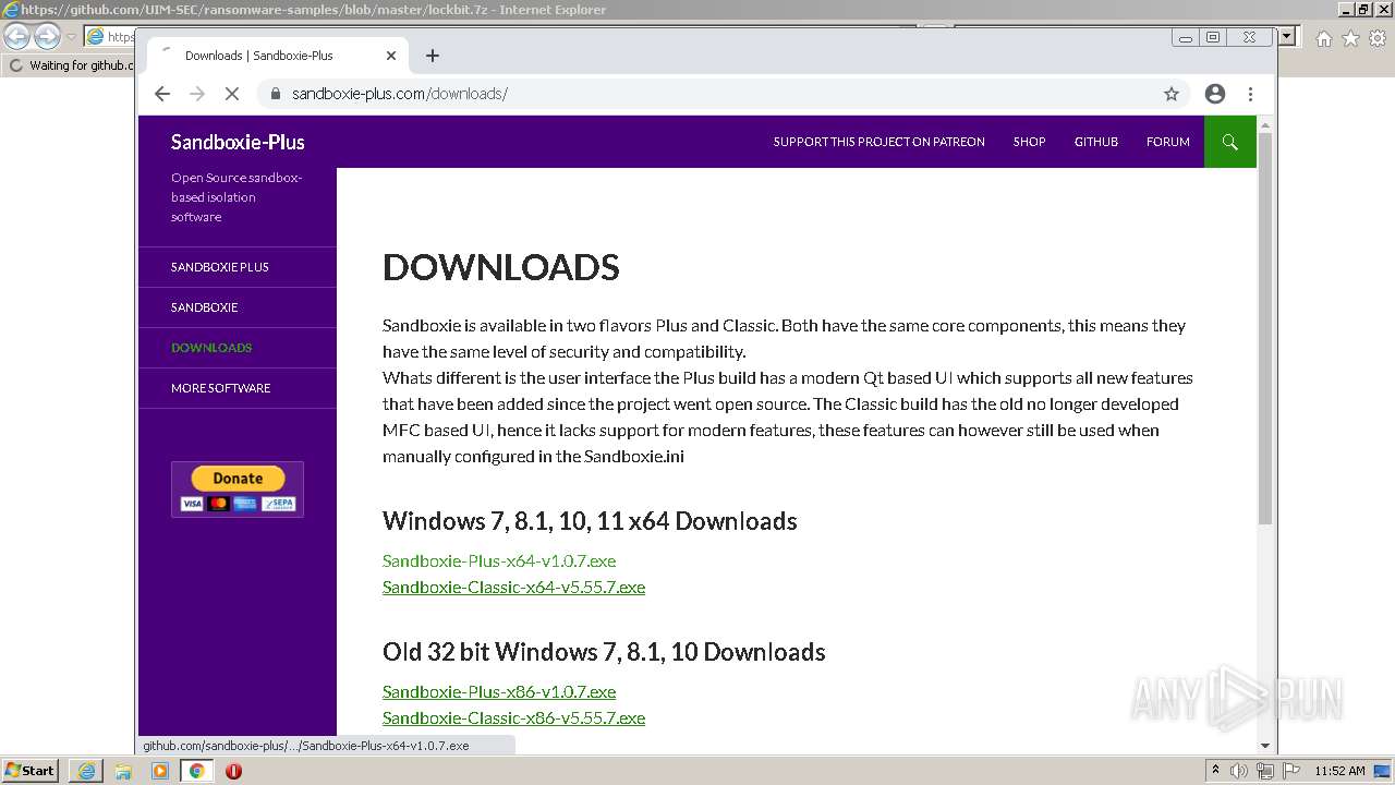 Malware Analysis Https: Github.com Uim-sec Ransomware-samples Blob