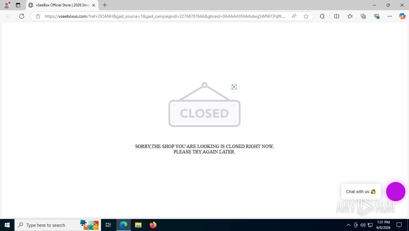 Malware analysis https://vseeboxus.com/?ref=DOANH&gad_source=1&gad ...