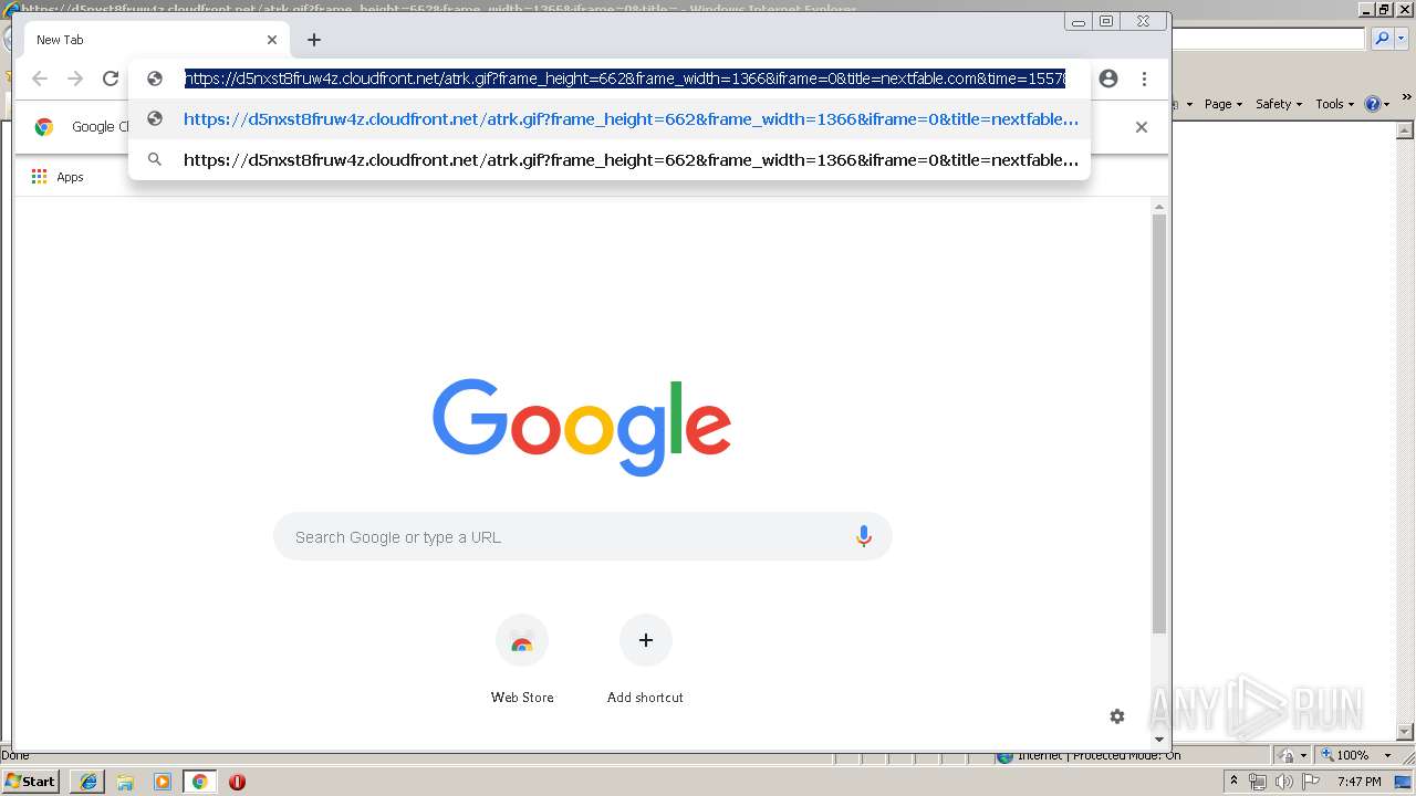 Malware analysis https://d5nxst8fruw4z.cloudfront.net/atrk.gif?frame ...