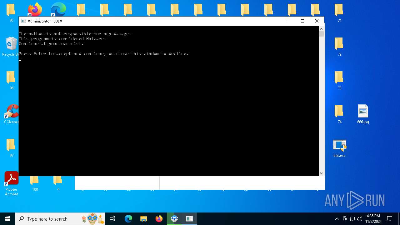 Malware analysis 666.exe Malicious activity | ANY.RUN - Malware Sandbox ...