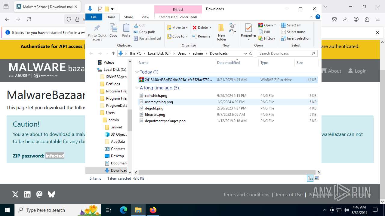 Analysis https://bazaar.abuse.ch/browse/ Malicious activity ...