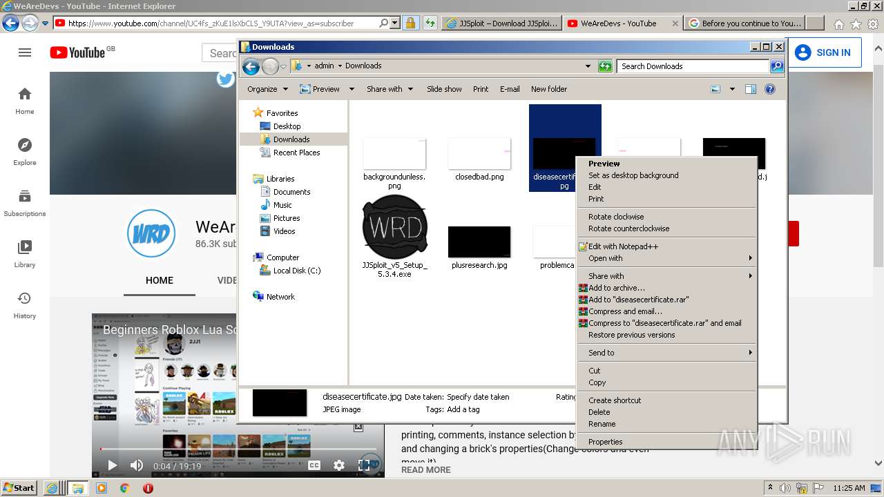 Malware analysis https://jjsploit.net Malicious activity | ANY.RUN ...