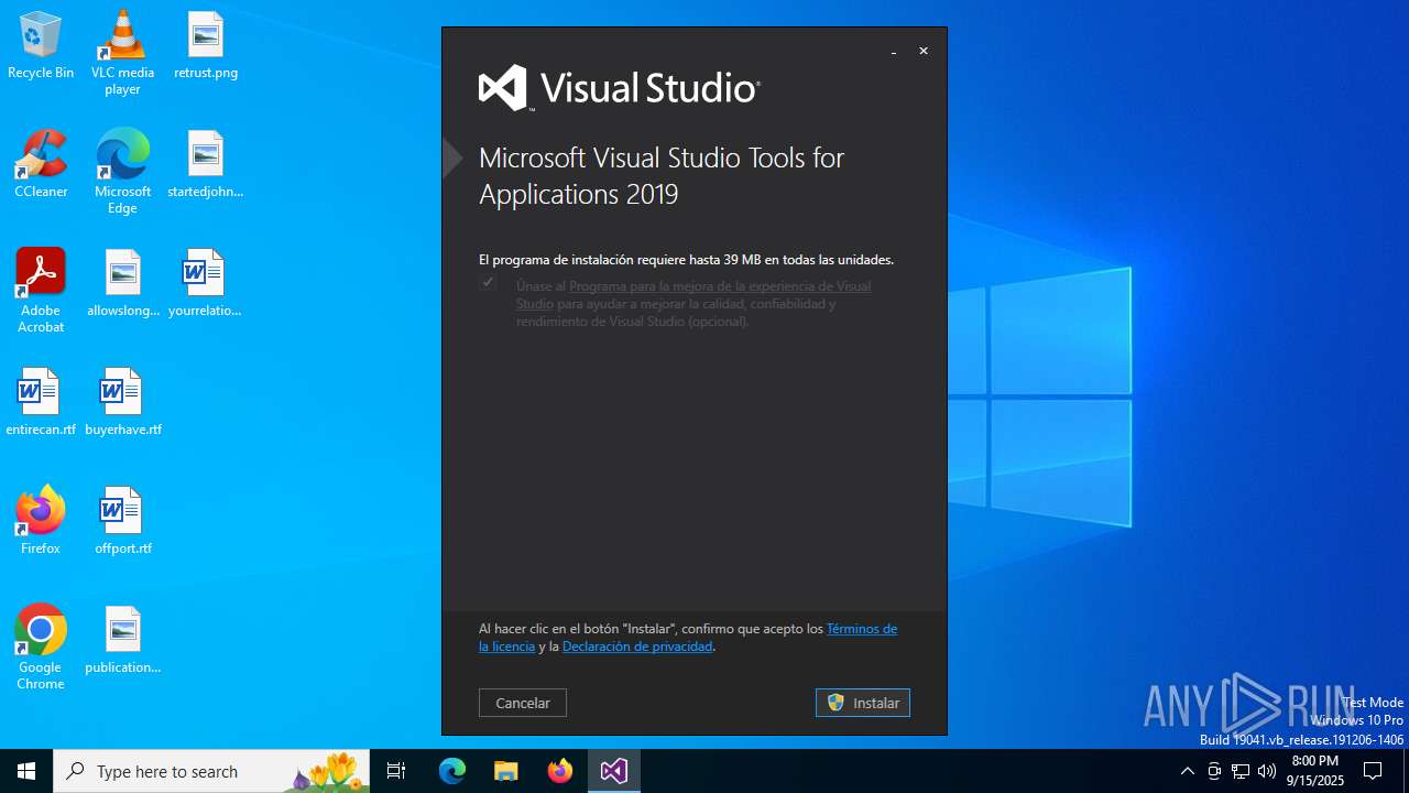 Malware analysis vsta_2019_setup_ESN.exe Malicious activity | ANY.RUN ...