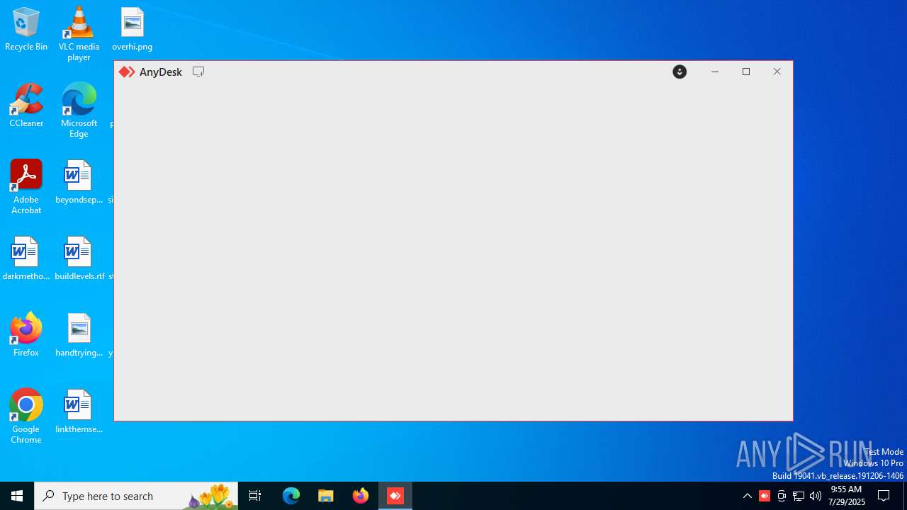 Malware analysis AnyDesk.exe Malicious activity | ANY.RUN - Malware ...