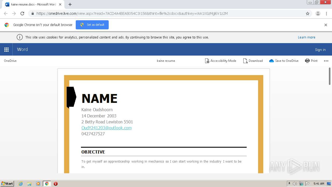 Malware analysis https://1drv.ms/w/s!AsNUgOpLSs16gRwNVxszIJeldc9j ...