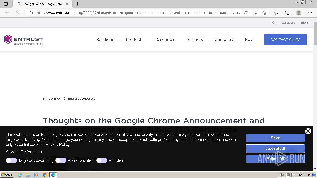 Malware analysis https://www.entrust.com/blog/2024/07/thoughts-on-the-google-chrome-announcement ...