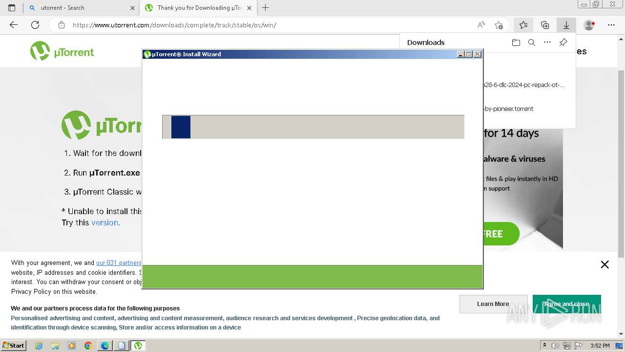 Malware analysis byrut.org Malicious activity | ANY.RUN - Malware Sandbox Online