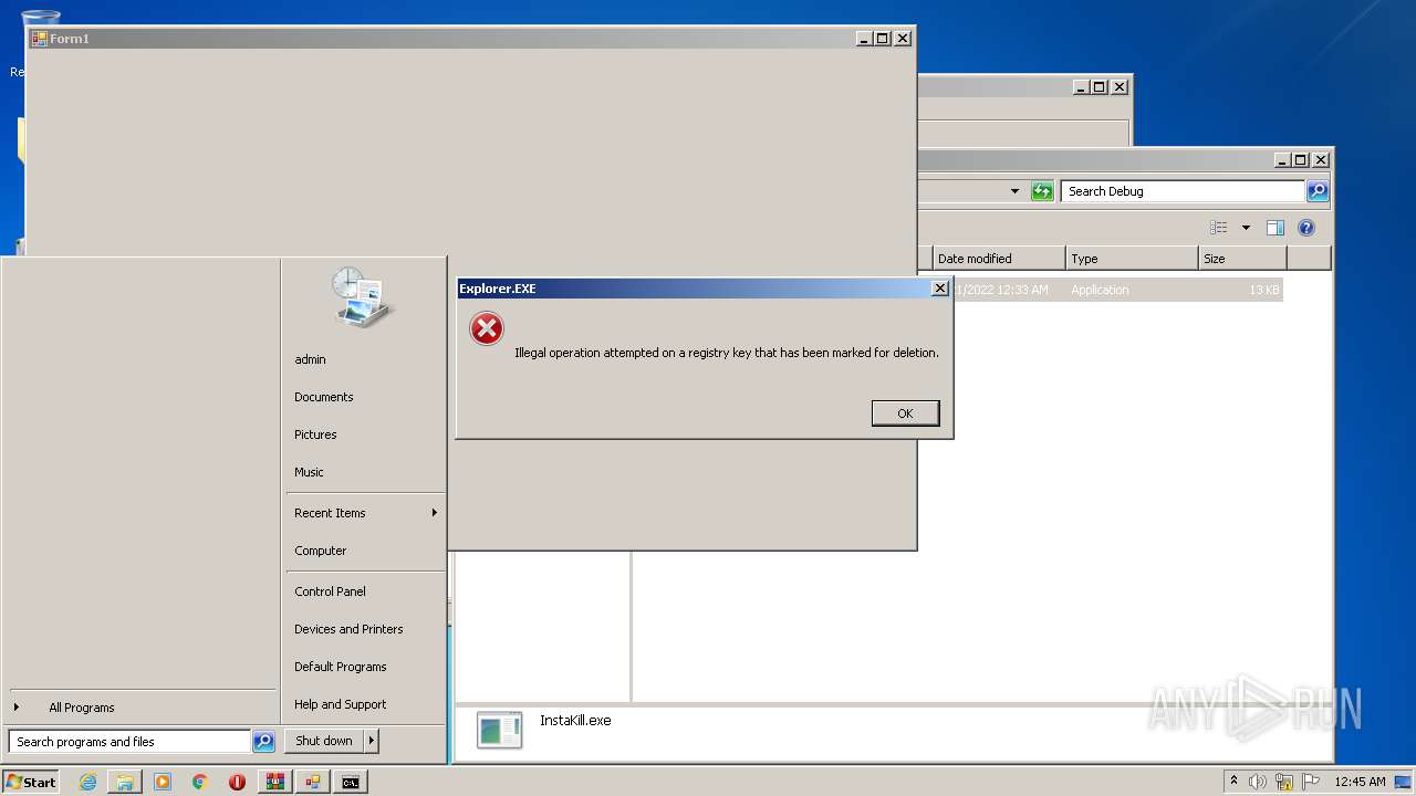Malware analysis Debug.zip Malicious activity | ANY.RUN - Malware ...
