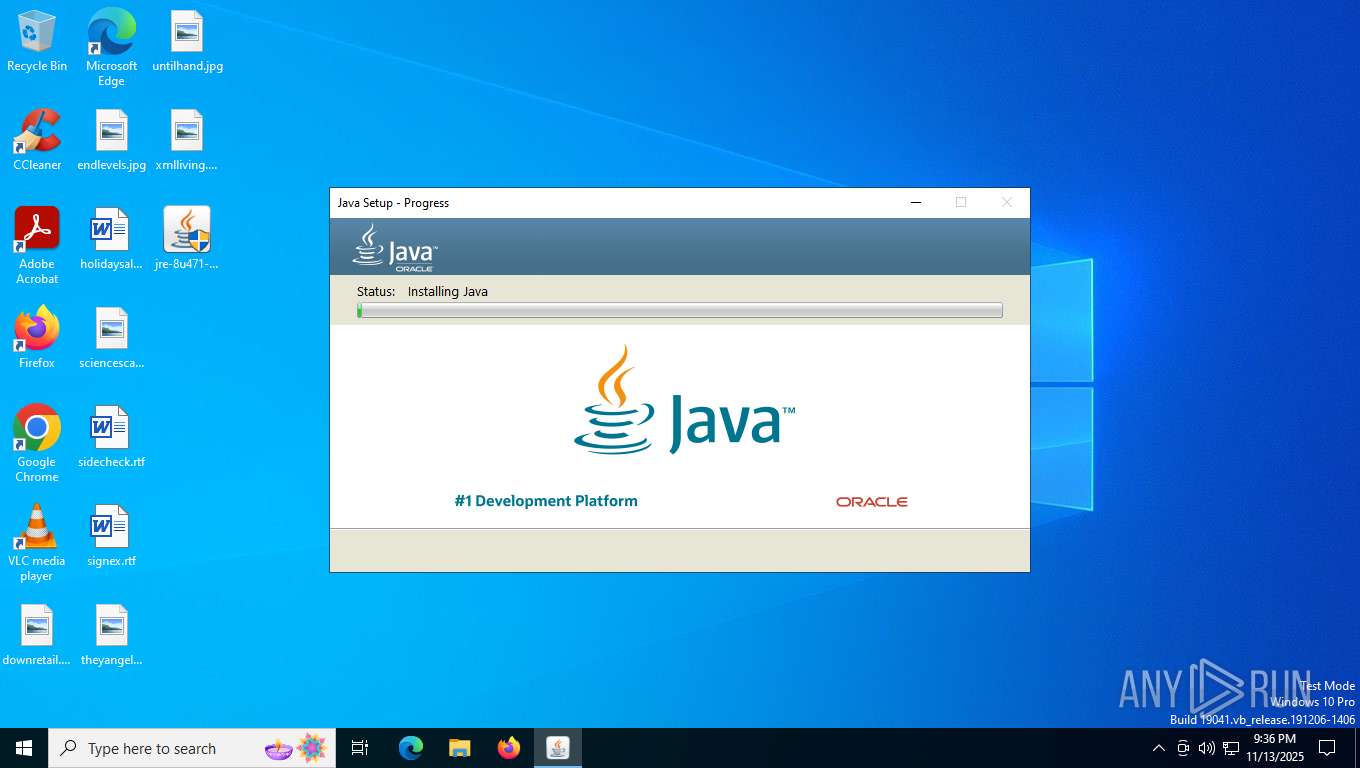 Malware analysis jre-8u471-windows-x64.exe Malicious activity | ANY.RUN ...