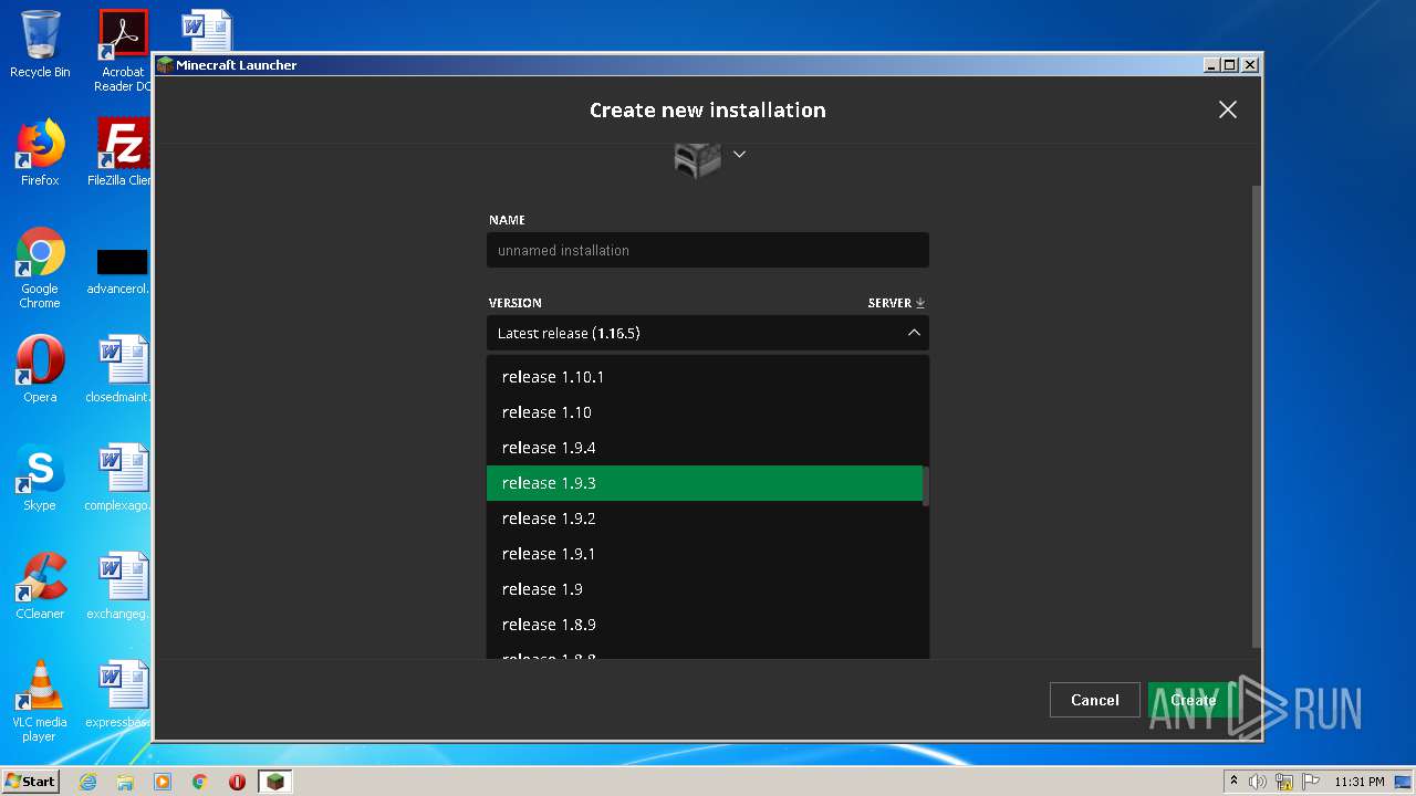 Malware analysis https://launcher.mojang.com/download ...