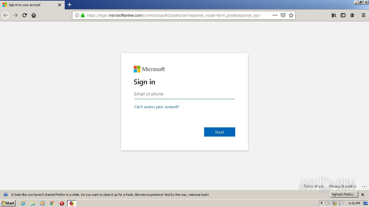 Malware analysis https://forms.office.com/Pages/ResponsePage.aspx?id ...