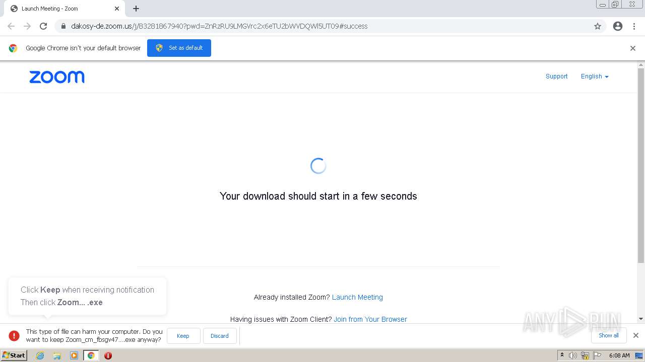 Malware analysis https://dakosy-de.zoom.us/j/83281867940?pwd=ZnRzRU9LMGVrc2x6eTU2bWVDQWl5UT09 ...