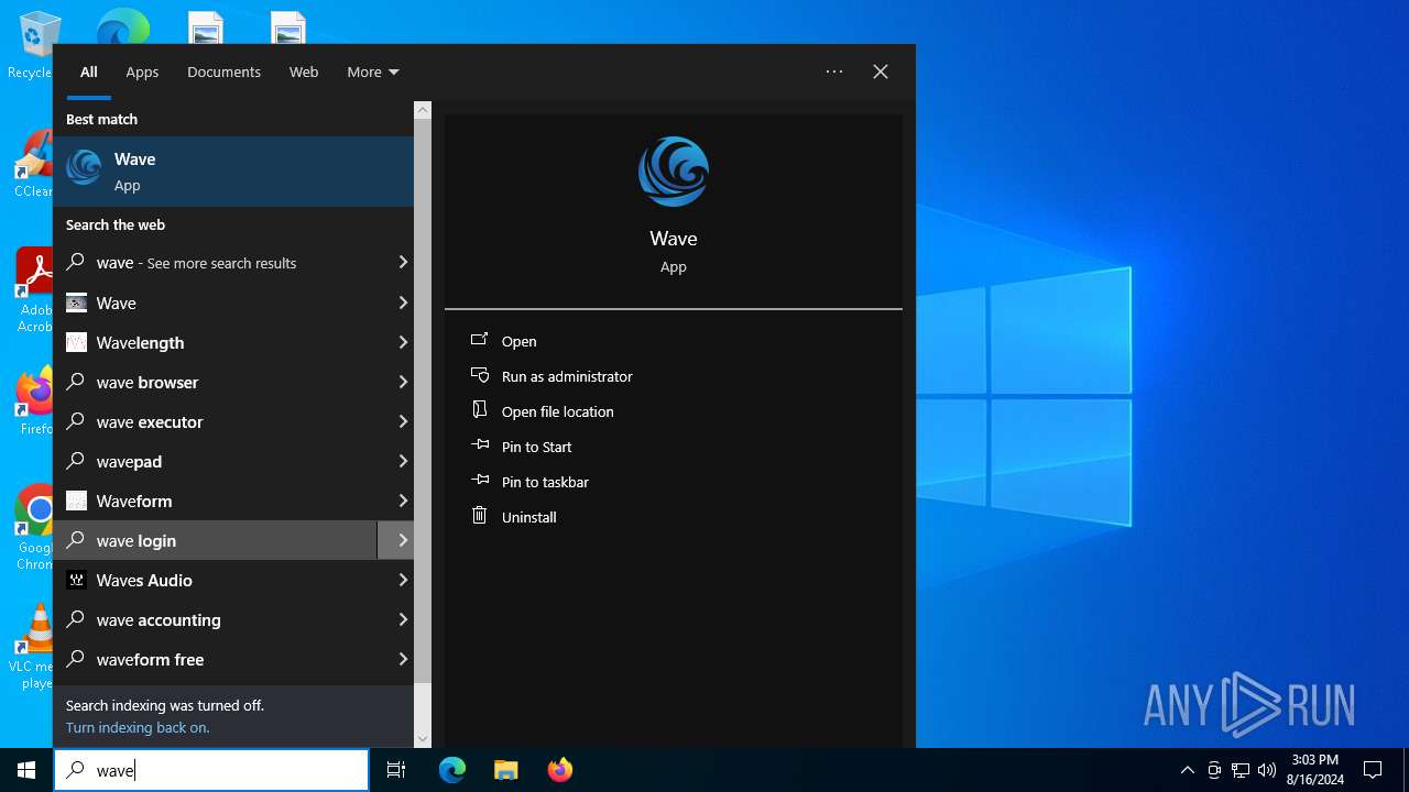 Malware analysis getwave.gg Malicious activity | ANY.RUN - Malware Sandbox Online