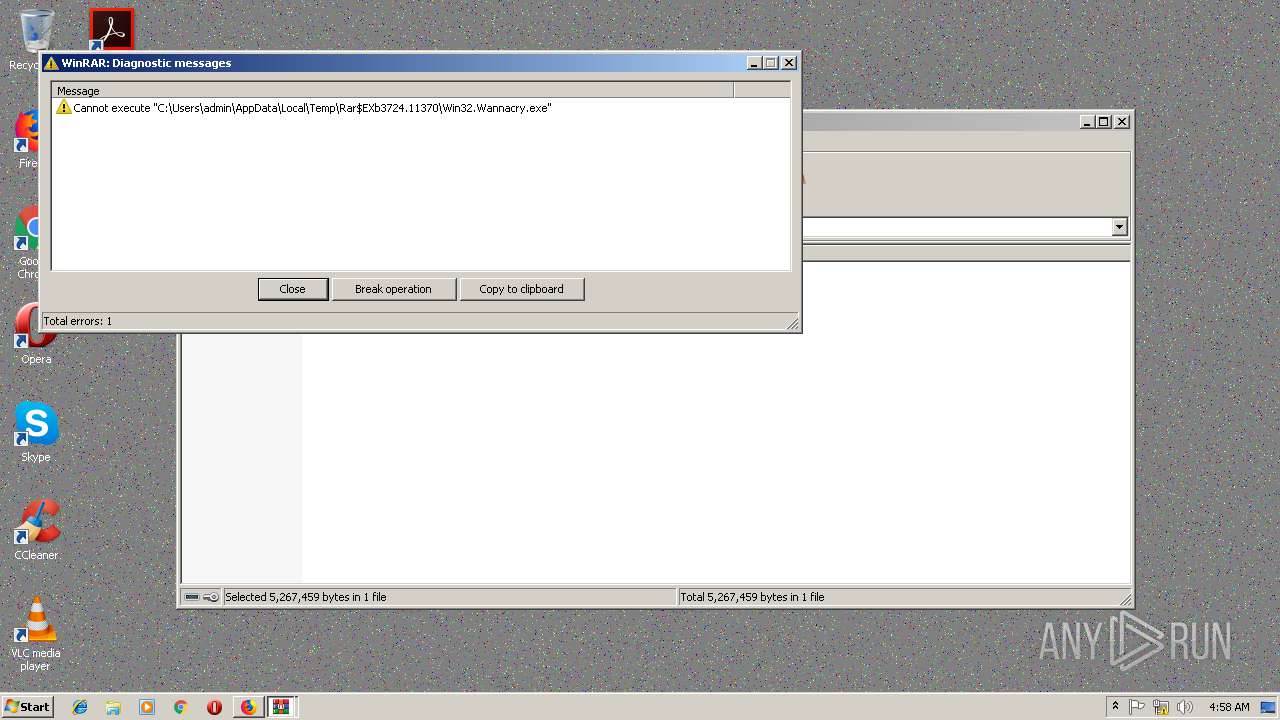 Malware analysis https://github.com/ytisf/theZoo/blob/master/malwares/Binaries/Ransomware.Cerber ...
