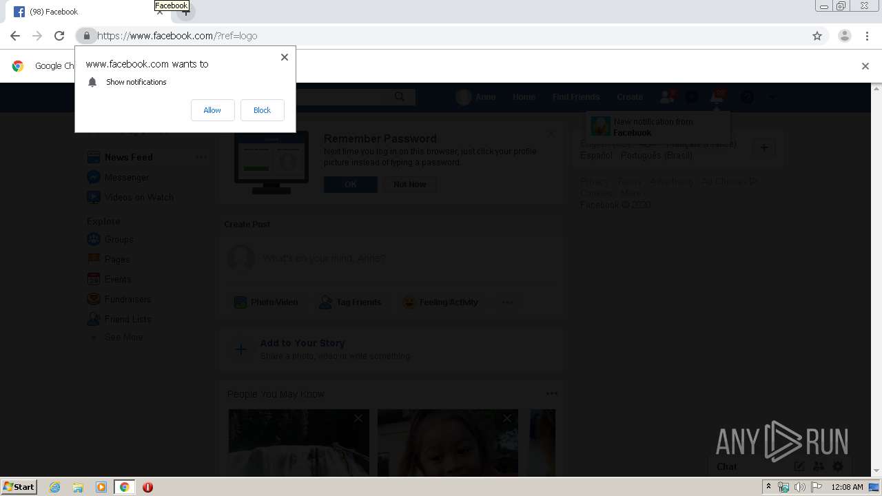 Malware analysis https://www.facebook.com/nd/?friends%2Fcenter%2F&aref ...