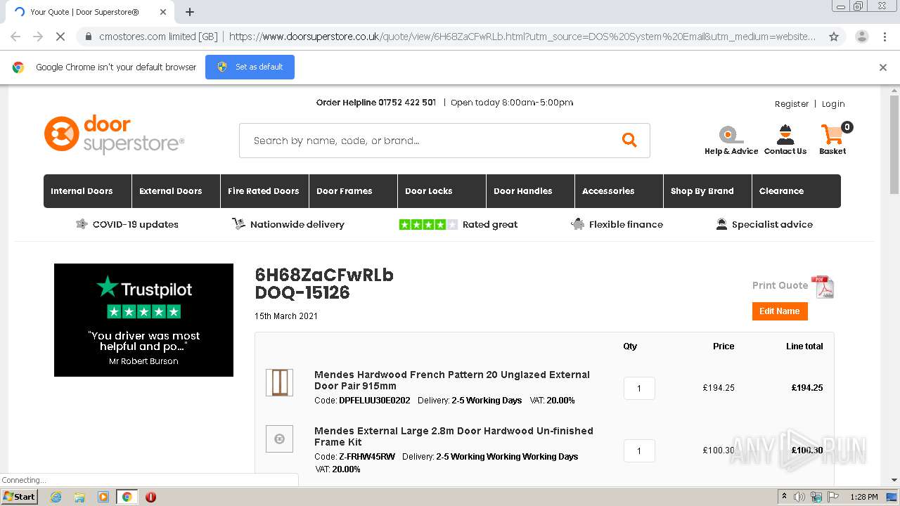 Malware analysis https://mandrillapp.com/track/click/31087941/www.doorsuperstore.co.uk?p ...