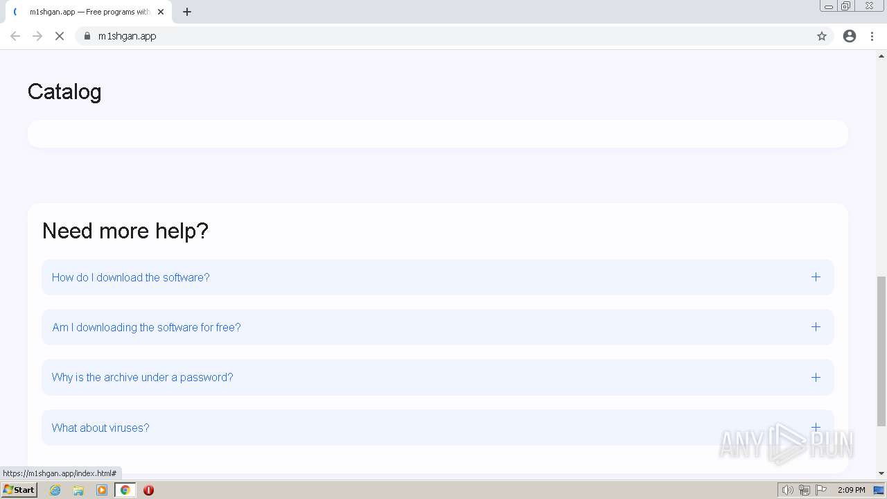 Analysis https://m1shgan.app/ Malicious activity - Interactive analysis ANY.RUN