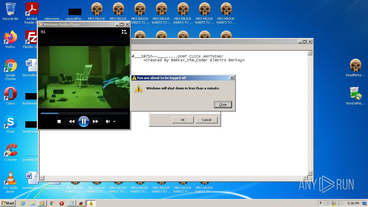 Malware Analysis Bossdamajor.rar Malicious Activity
