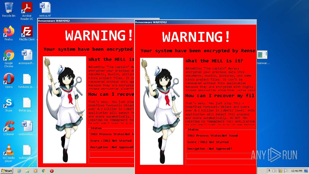 Malware analysis Trojan.Ransom.Rensenware.zip Malicious activity | ANY ...